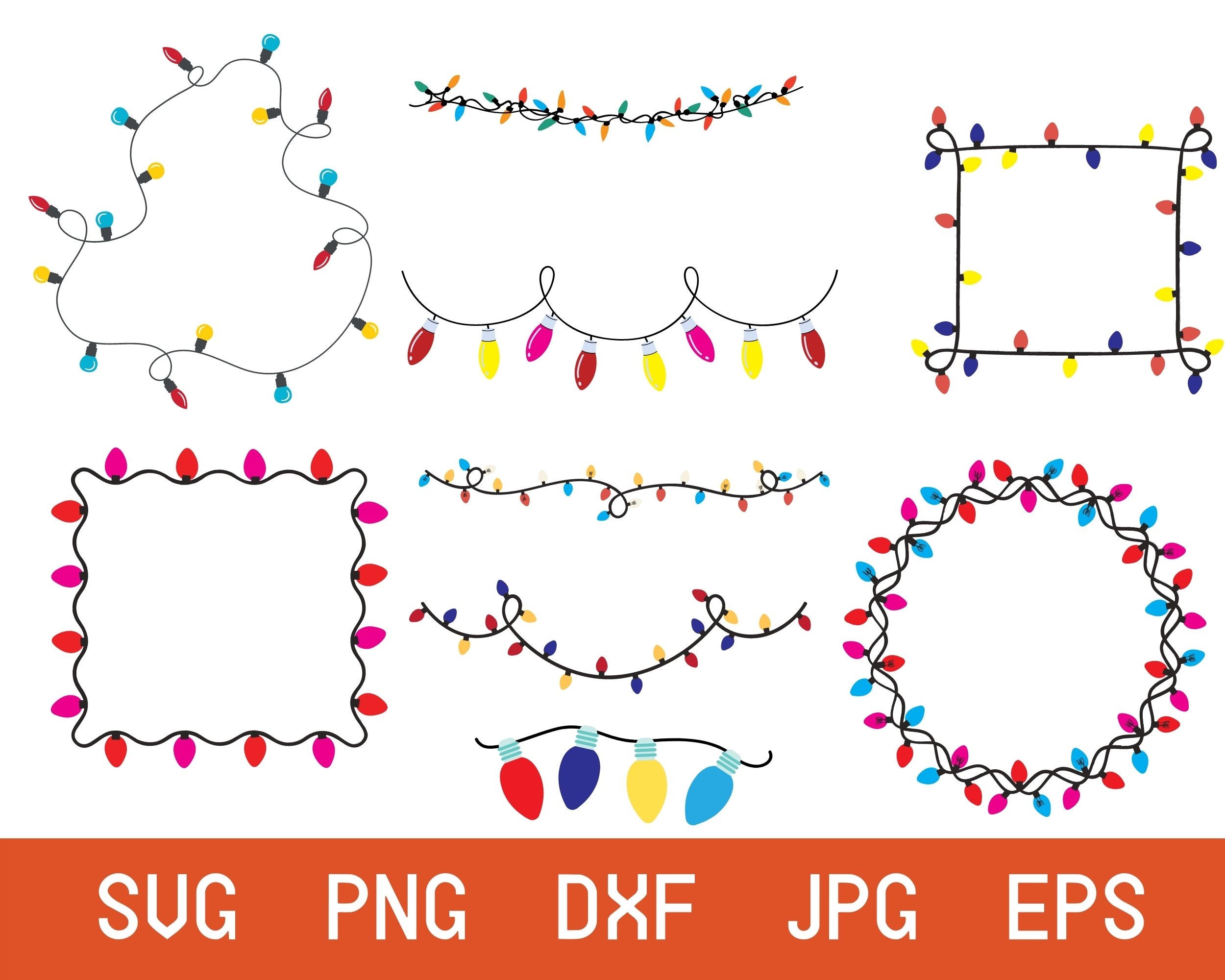 Christmas Lights Svg Christmas Light Svg Christmas Svg - Etsy