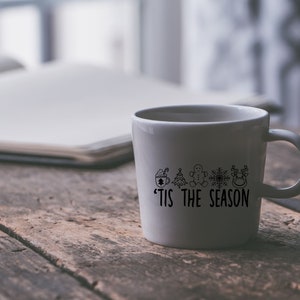 Tis the Season Svg, Tis the Season Shirt, Christmas Sign Svg, Retro ...