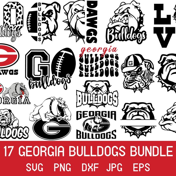 Georgia Bulldogs Svg - Etsy