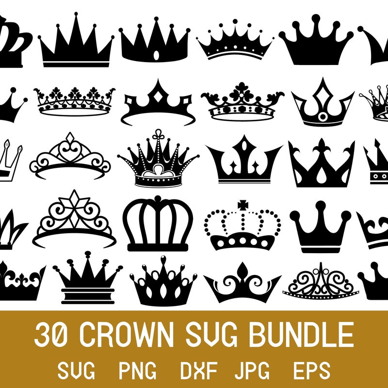 Queen Crown Svg - Etsy