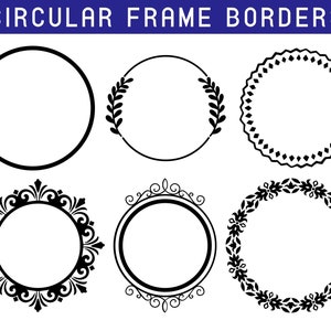 Frame Border Svg, Frame Svg, Picture Frame Svg, Floral Border Svg ...