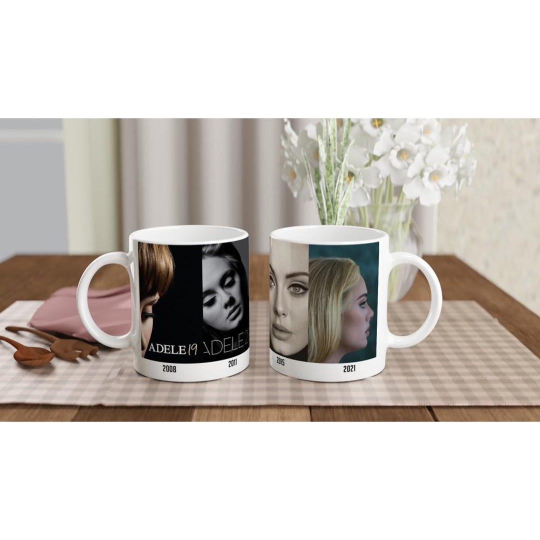 Adele Discography Mug Featuring All Their Studio Albums Christmas Gift Idea - Etsy
