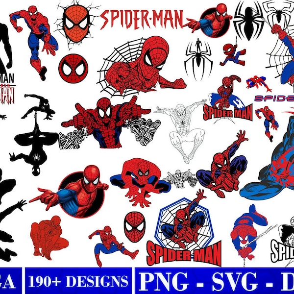 Spiderman Svg - Etsy