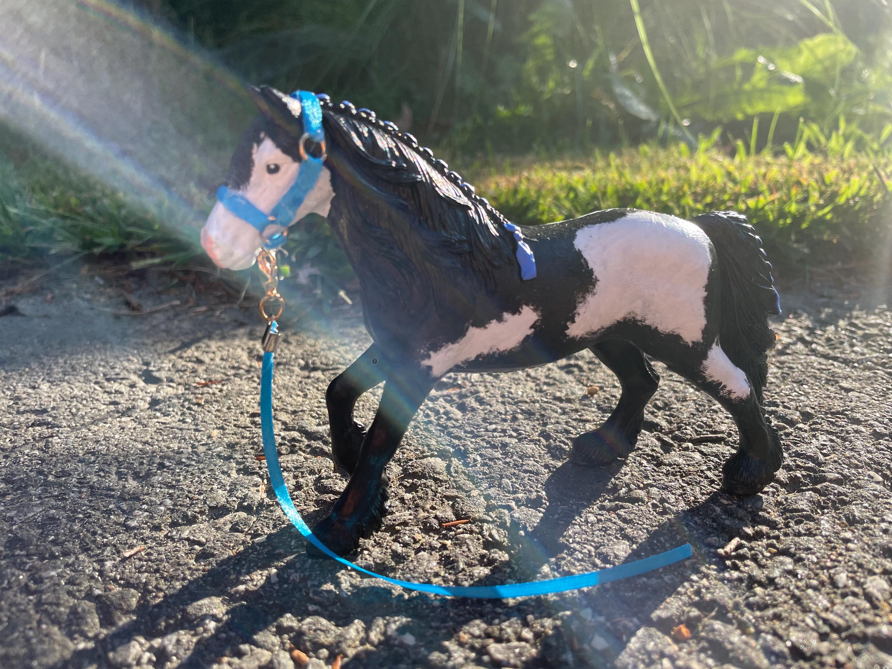 Custom Schleich Horse and Halter - Etsy