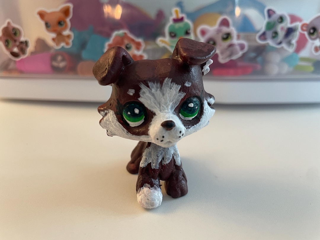 Lps Australian Shepherd Collie Custom Red Merle - Etsy