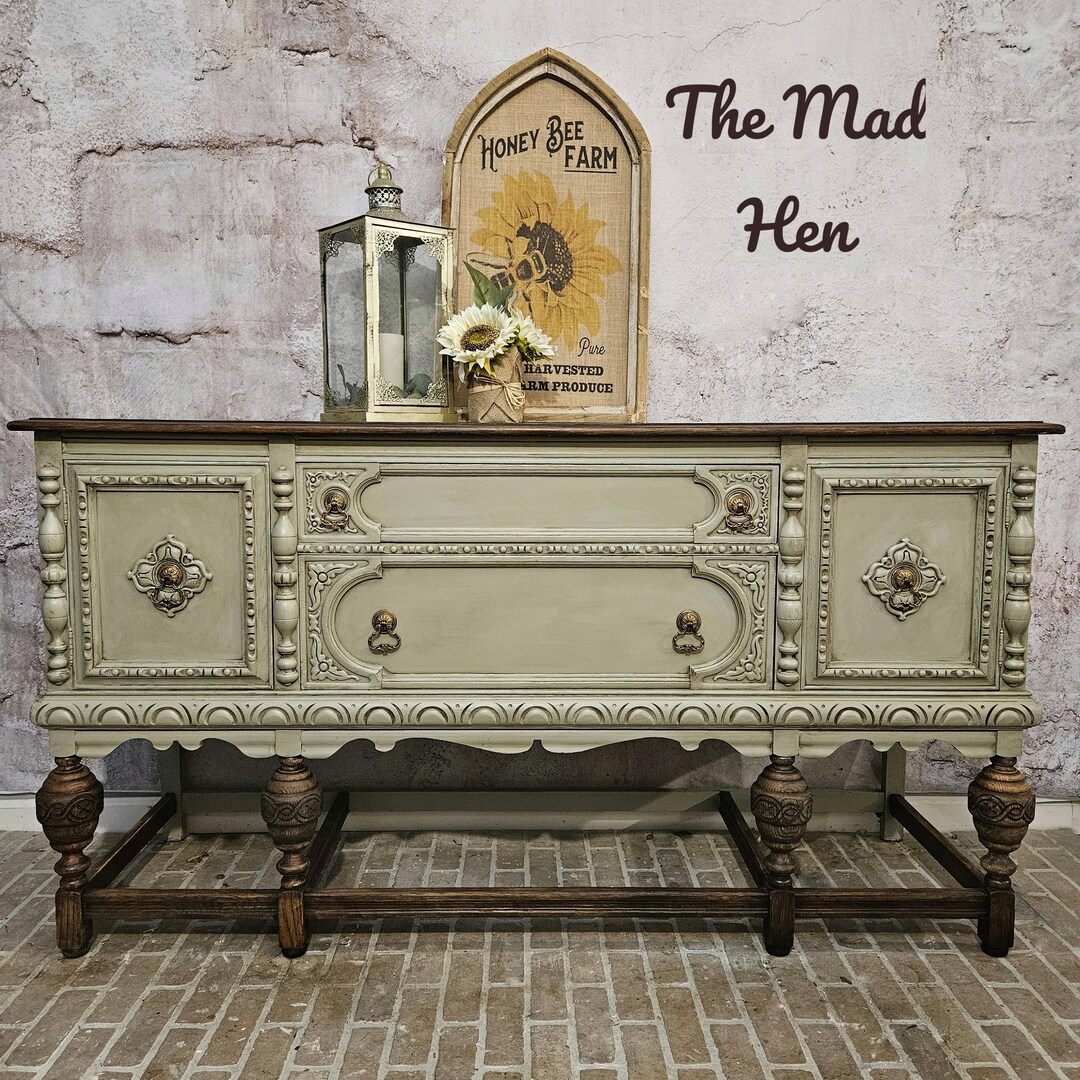 Antique Jacobean Buffet, Sideboard - Etsy