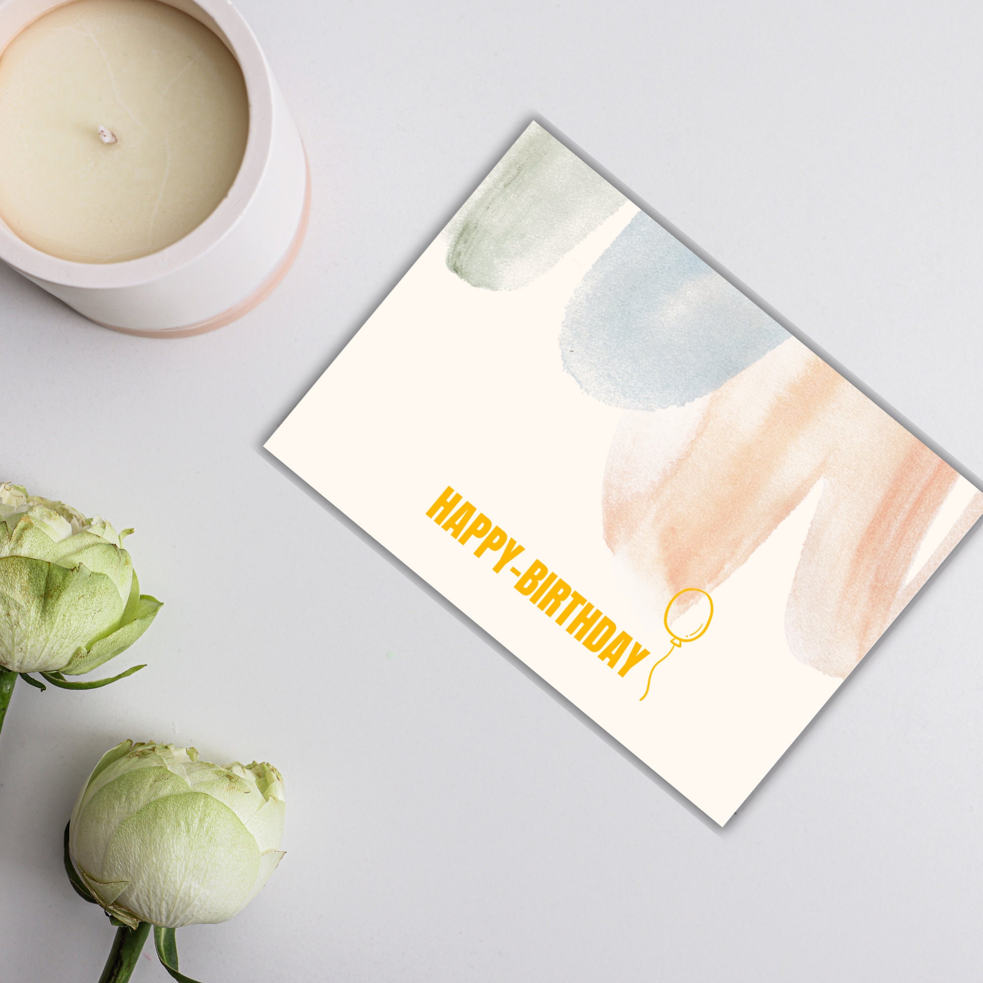 Printable Birthday Card, Printable Happy Birthday Cards, Instant ...