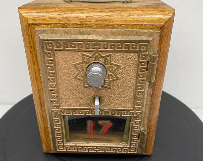 Vintage Authentic Post Office Door Coin Bank Made in the USA - Etsy
