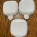 Vintage Set of 3 Corning Ware Pyroceram Square Sandwich Plates/ Bread ...