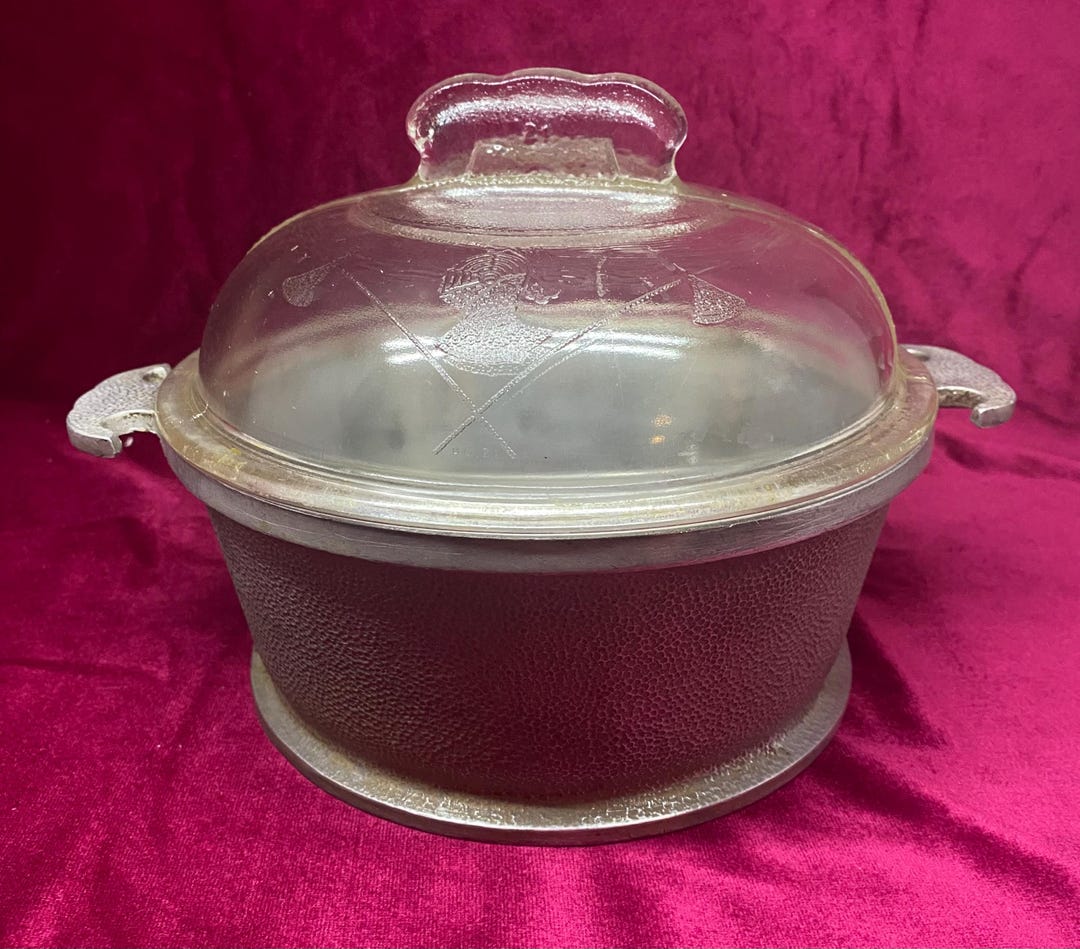 Vintage 1940s Guardian Service Ware Aluminum 1.5 Quart Round Pot With ...