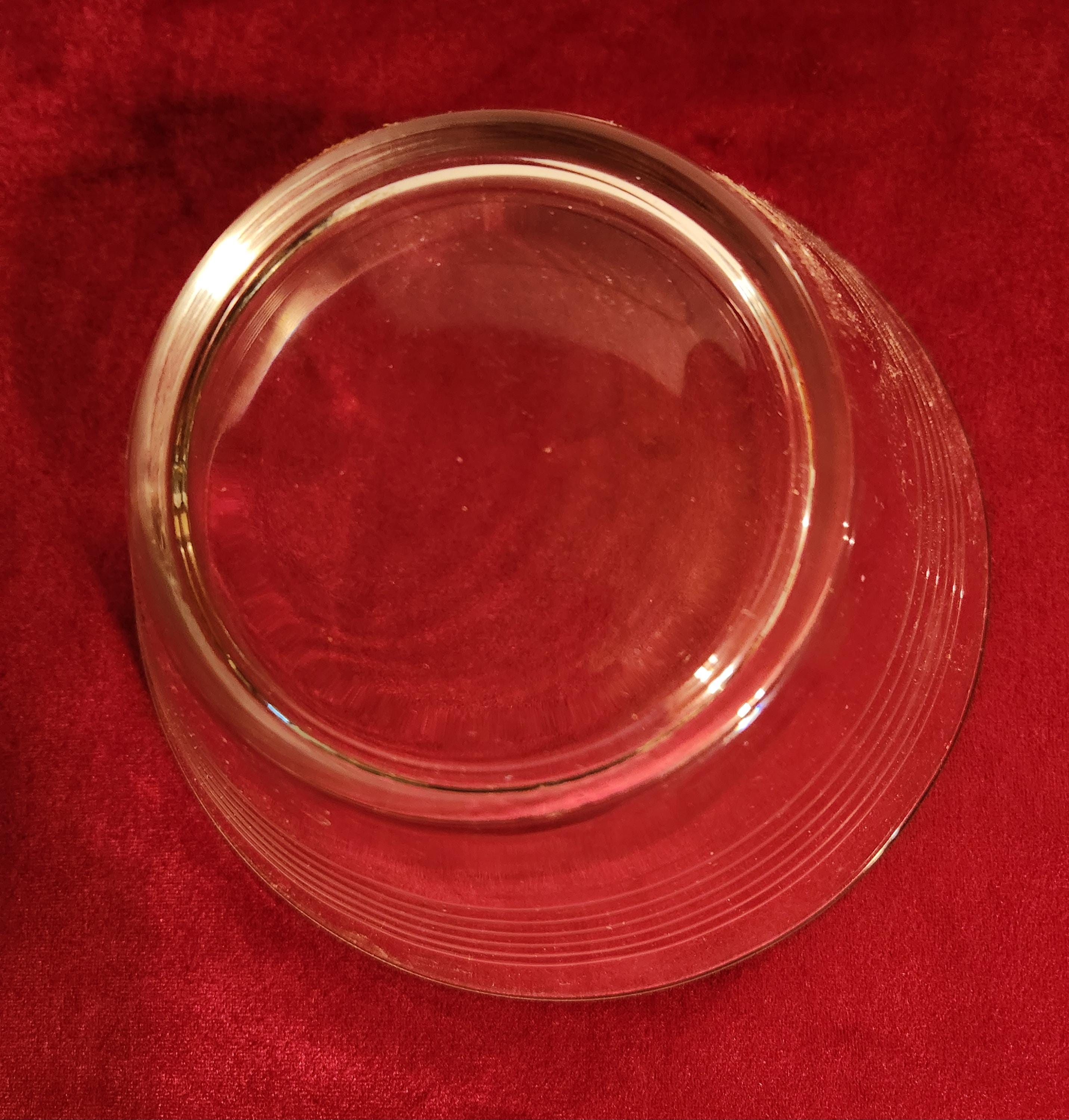 Vintage Bormioli Rocco 7-piece Glass Bowl Set - One Fruit Bowl and 6 ...