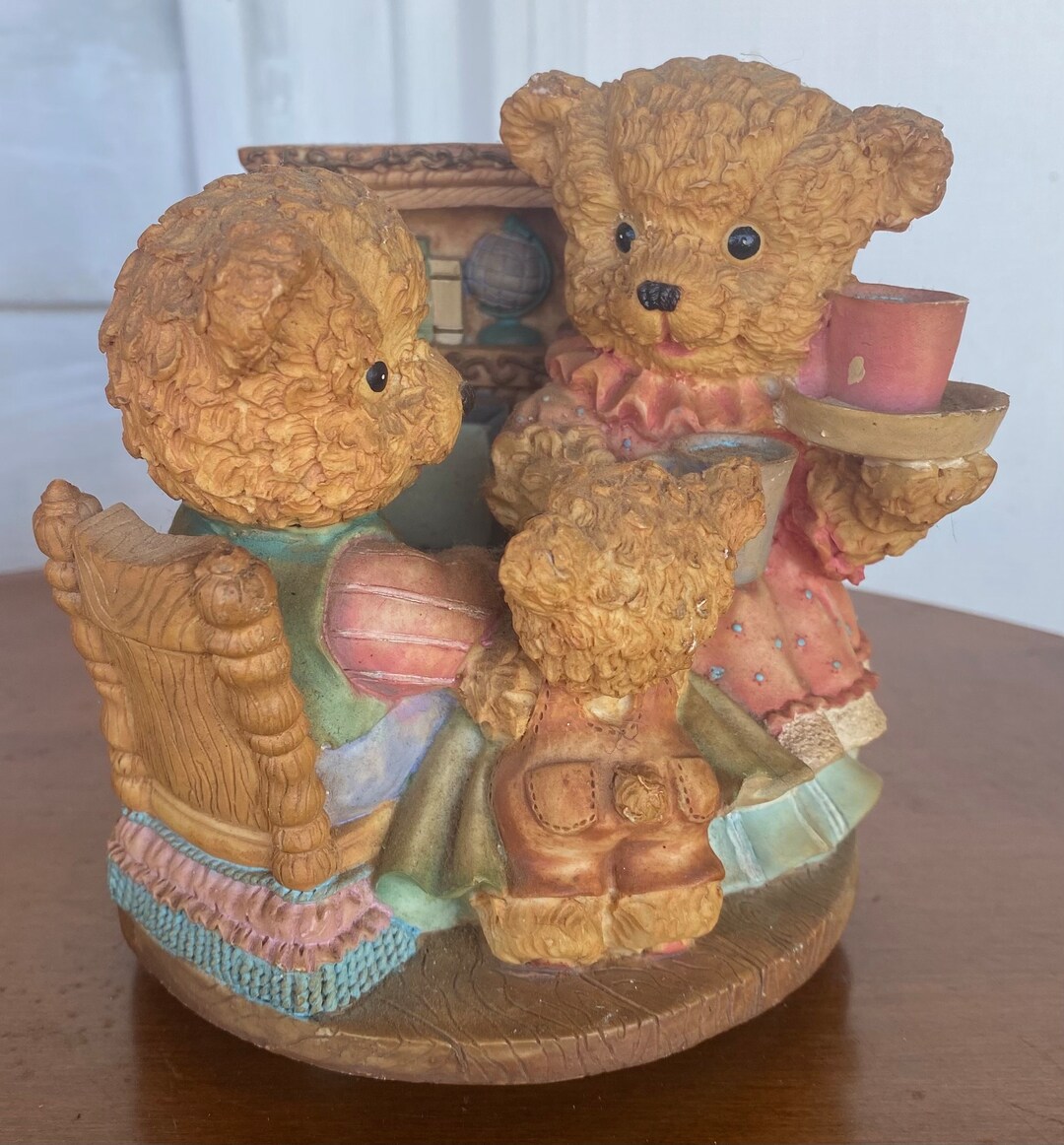 Lovely Vintage Teddy Bear Collectable Music Box “let Me Be Your Teddy ...