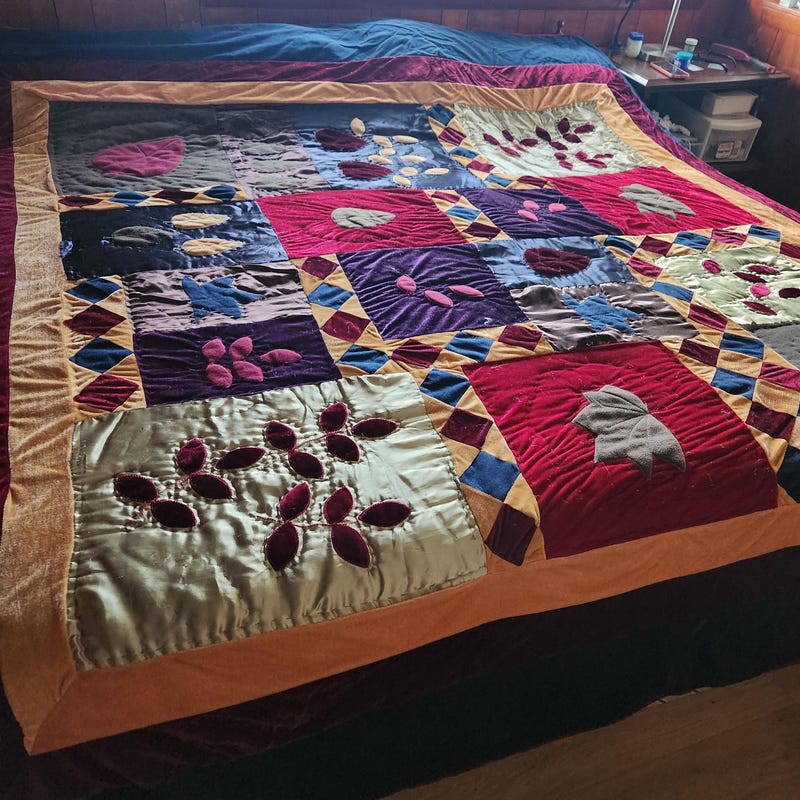 Velvet Patchwork - Etsy