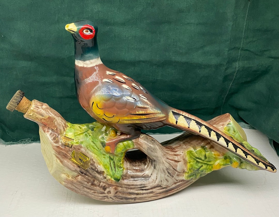 Vintage Garnier Liquor "ringnecked Pheasant” Made in Italy Decanter ...
