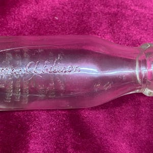 Antique 4” Tall Edison Battery Oil Bottle Embossed With Thomas A ...