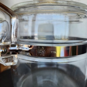 Vintage 60’s Pyrex 7756 6 Cup Stovetop Percolator Flameware - Pot and ...