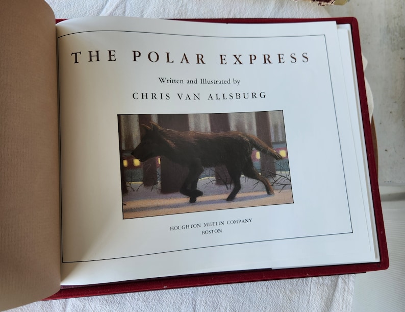 Vintage 1985 the Polar Express by Chris Van Allsburg - Etsy