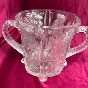 Vintage 4” Tall Paneled Thistle Sugar Bowl – Bryce Higbee Early ...