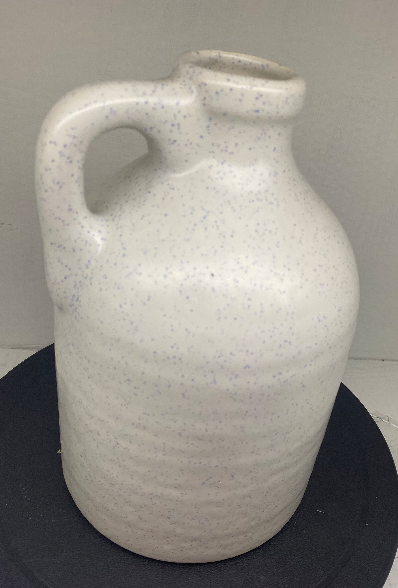 Vintage Harris Potteries Chicago Speckled Stoneware 2 Quart Jug Vase ...