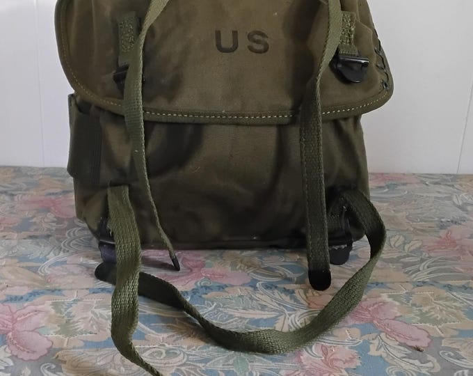 Vintage U.S. Military M1961 Butt Pack – Vietnam Era Canvas Field Gear ...