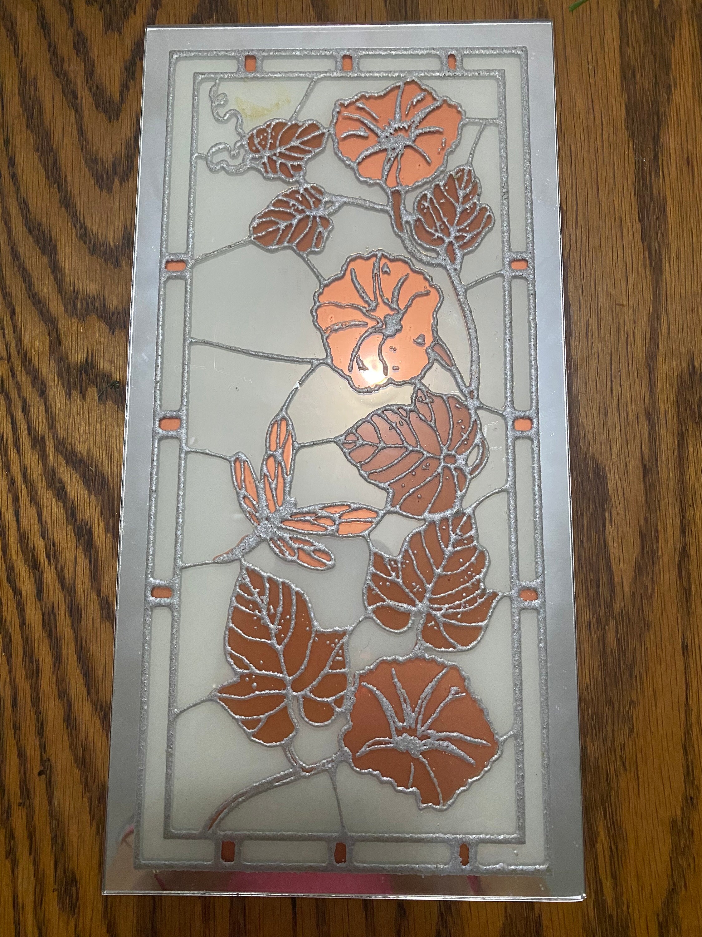 Set of 2 Vintage MCM Turner Decorative Stained Glass Panels 12 X 6 - Etsy