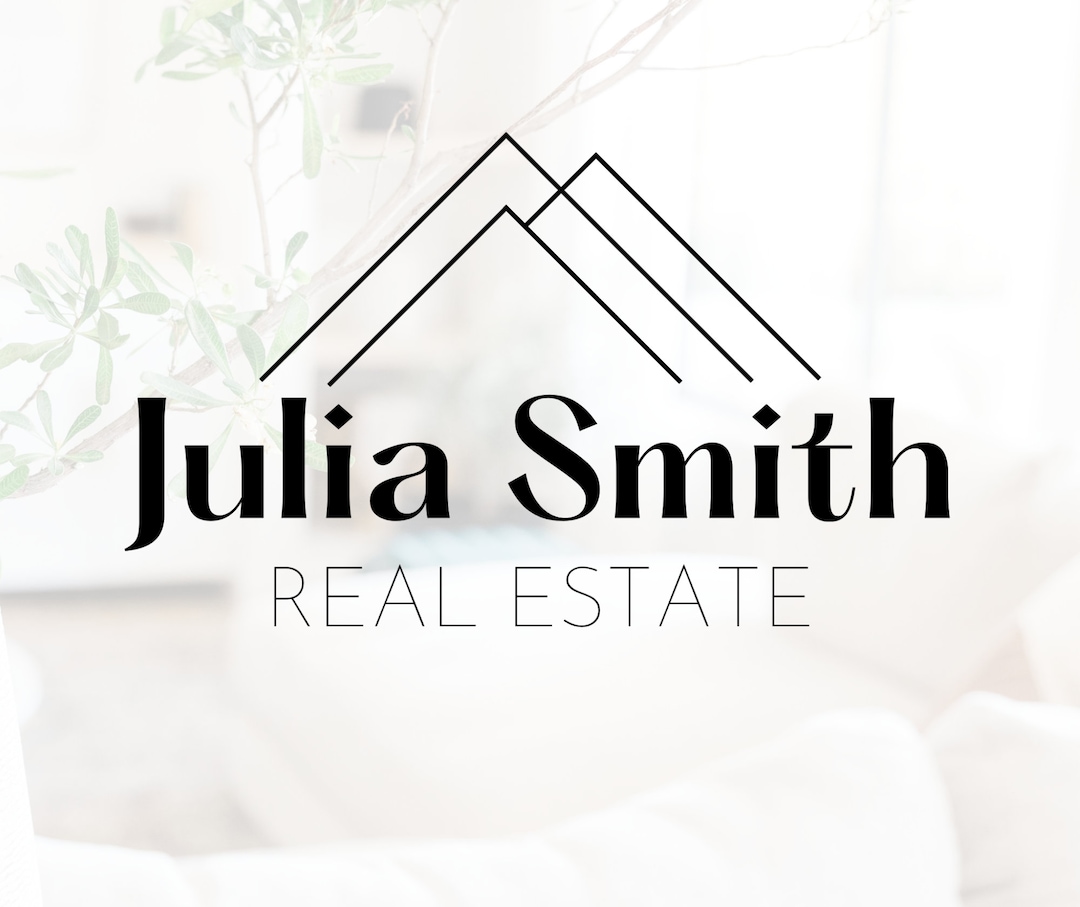 Real Estate Logo, Customizable Business Logo, Custom Real Estate Logo ...
