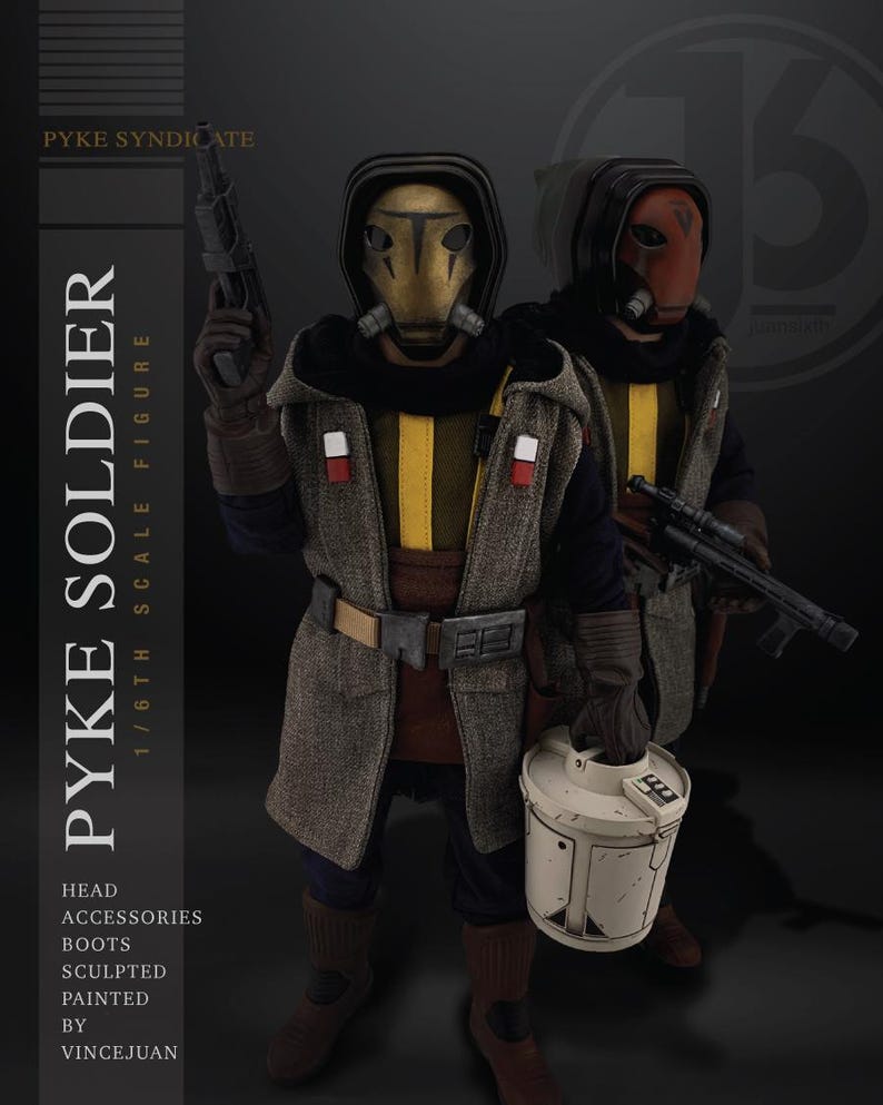 1/6th Scale Pyke Soldier Headsculpt - Etsy