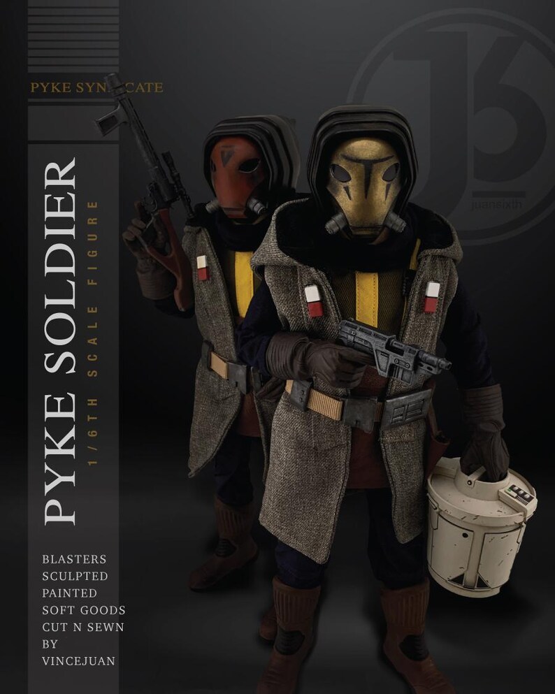 1/6th Scale Pyke Soldier Headsculpt - Etsy