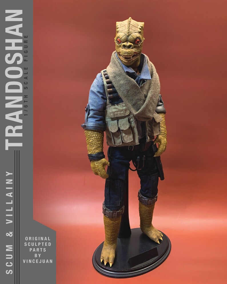 1/6th Trandoshan Headsculpt - Etsy