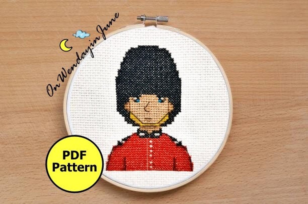 The Royal Guard Cross Stitch Pattern PDF Download (pattern How To, Easy ...