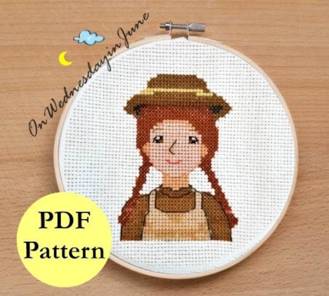 Anne of Green Gables Cross Stitch Pattern PDF Download (instant ...