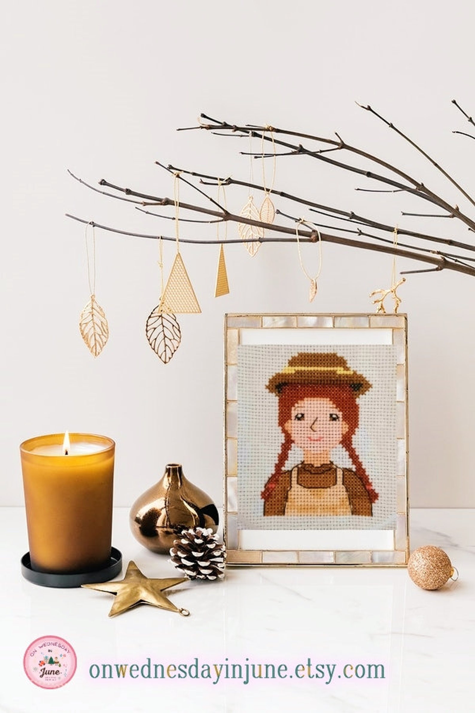 Anne of Green Gables Cross Stitch Pattern PDF, Easy Needlework (instant ...