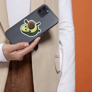 Stickers Avocado Alien, Cute Avocado Alien, Funny Avocado, Creep ...