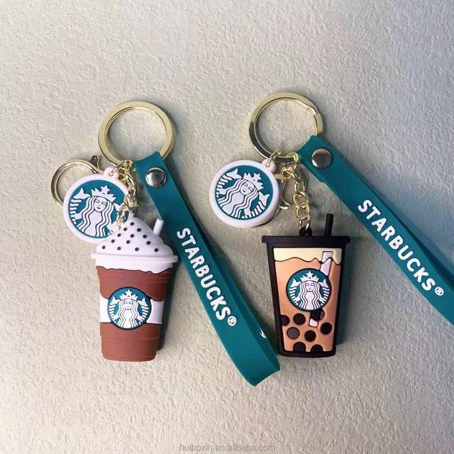 Mini Starbucks Boba Bubble Tea Keychain Keyring Milk Tea - Etsy