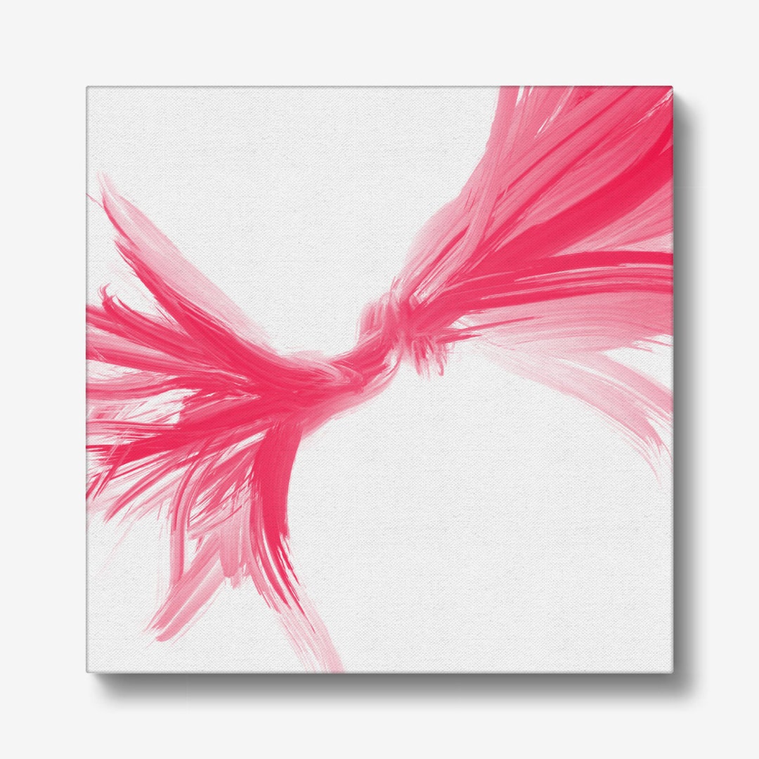 Abstract Art Square Canvas - ''slashed Tendon'' - Sized From 12x12in to ...