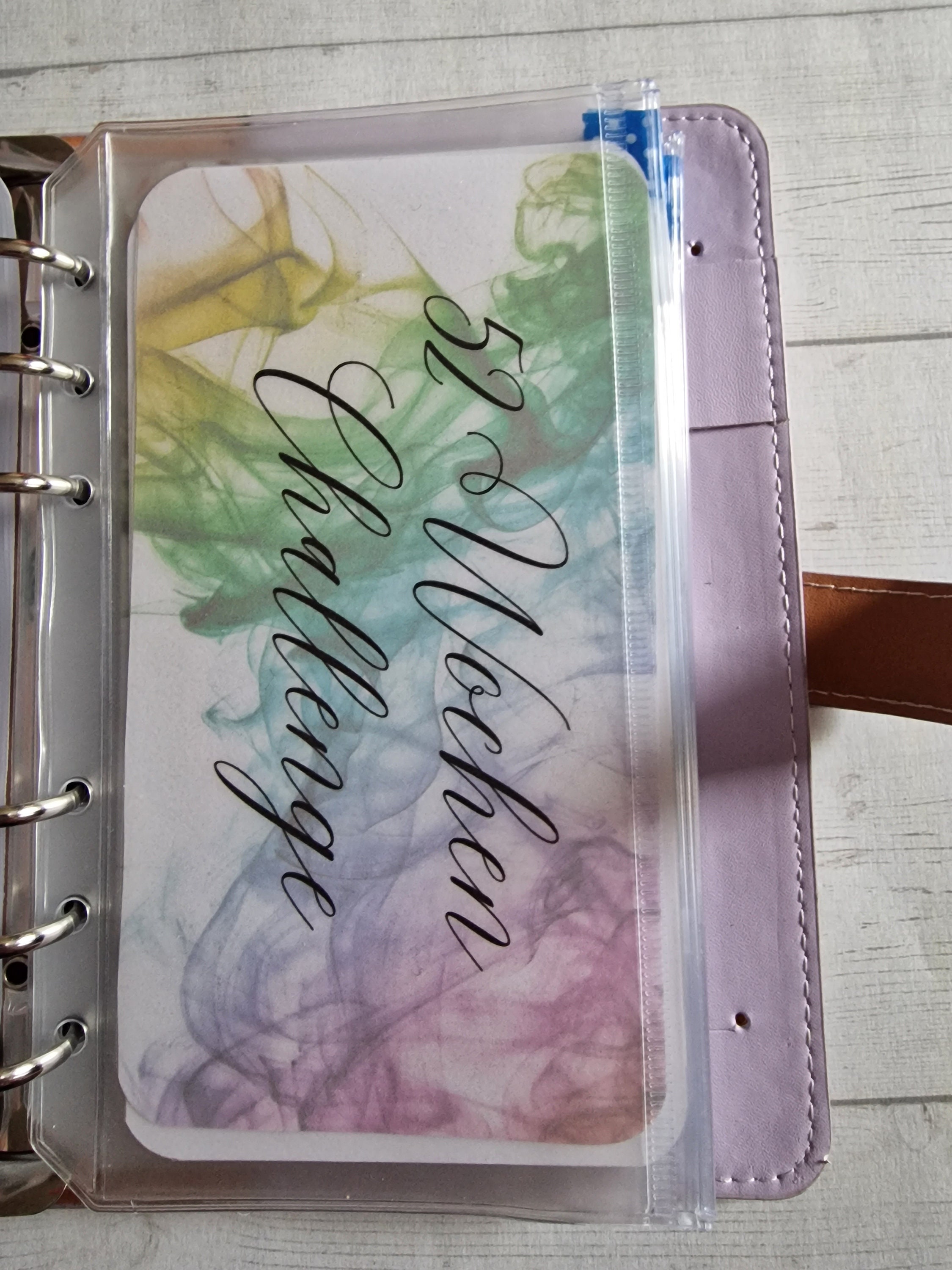 Dashboards Colorful // Laminated // Suitable for A6 Binders // - Etsy