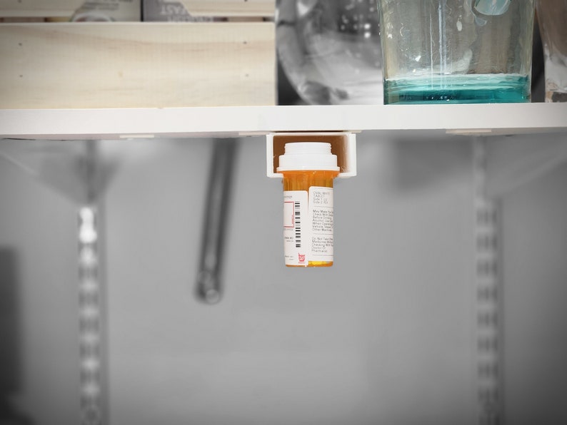 Keep Them On-sight and Organized: Pill Bottle Rack/ Storage for Pill ...