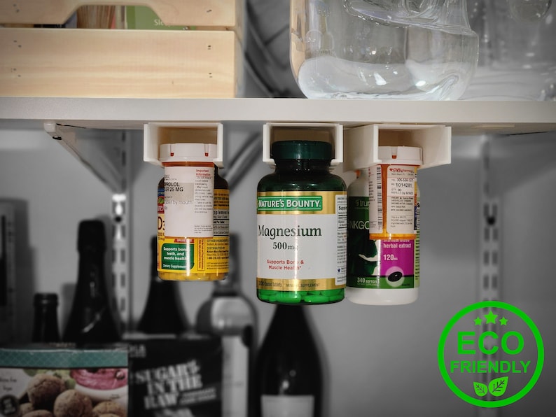 Keep Them On-sight and Organized, Easily Store Your Supplement Medicine ...