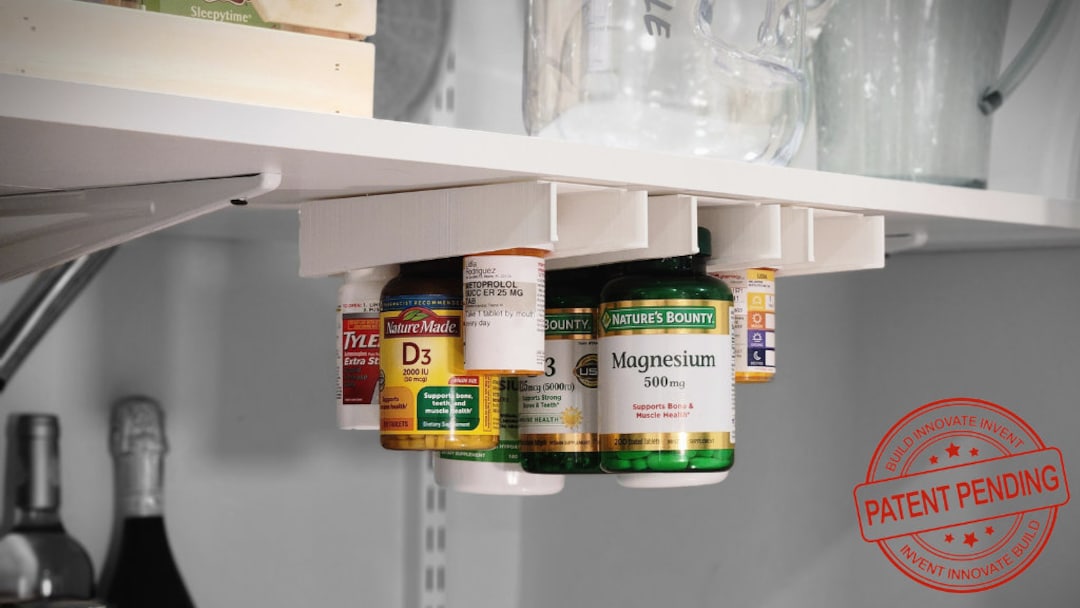 Keep Them On-sight and Organized, Easily Store Your Supplement Medicine ...