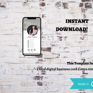 Digital Business Card Template Bundle From Digiblissx - Etsy