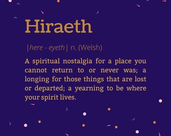 Hiraeth Wall Art - Etsy
