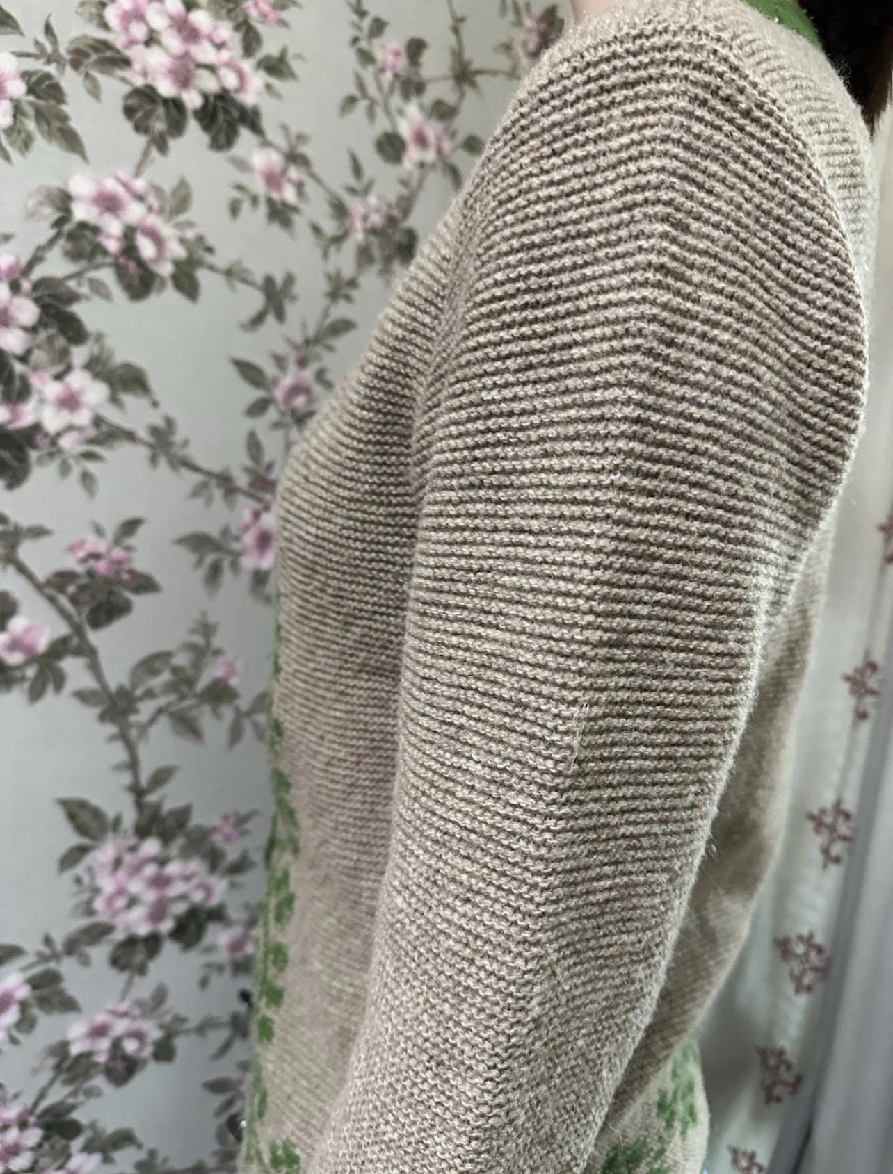Vintage Austrian Trachten H Moser Cardigan / Green Wool Blend Tyrolean ...