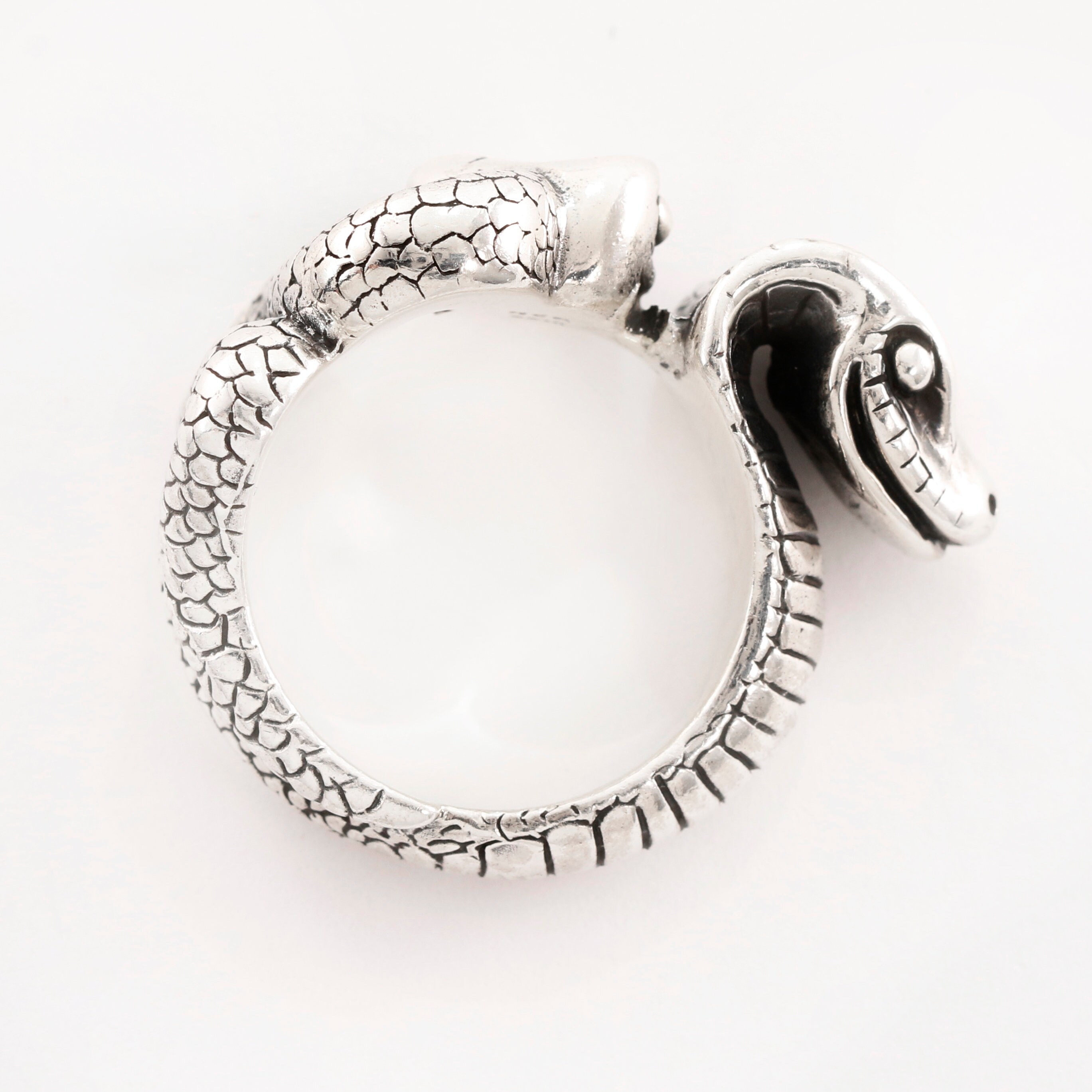 Sterling Silver Two Snakes Ring Size 11 - Etsy