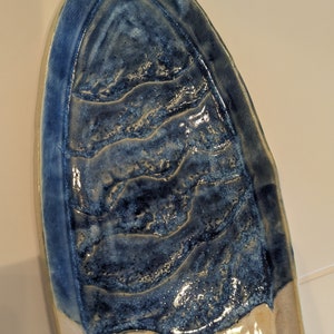 Handmade Ceramic Ocean Themed Tray- 13 Inches Long - Etsy
