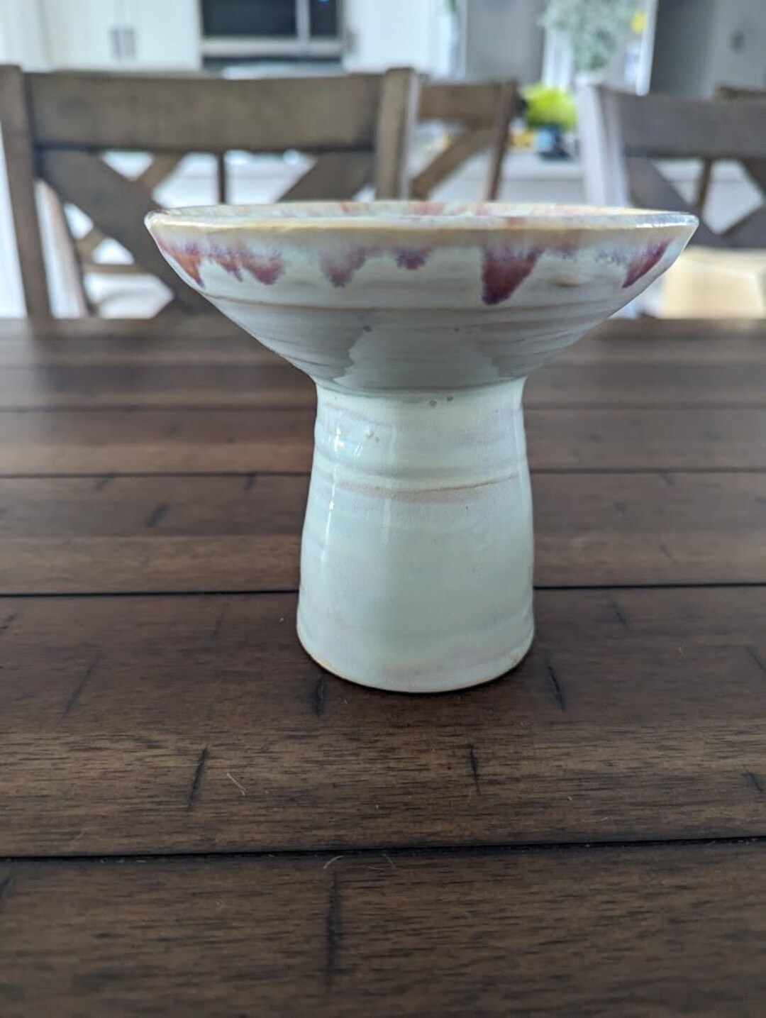 Handmade Pottery Pedestal Bowl - Etsy