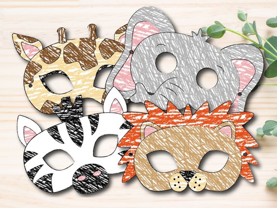 African Animals With Paper Art