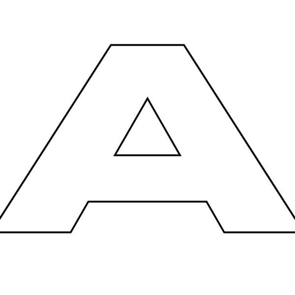 Alphabet Templates Printable - Etsy