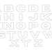 Full Alphabet Template- PDF - SVG - for DIY Projects - Printable ...