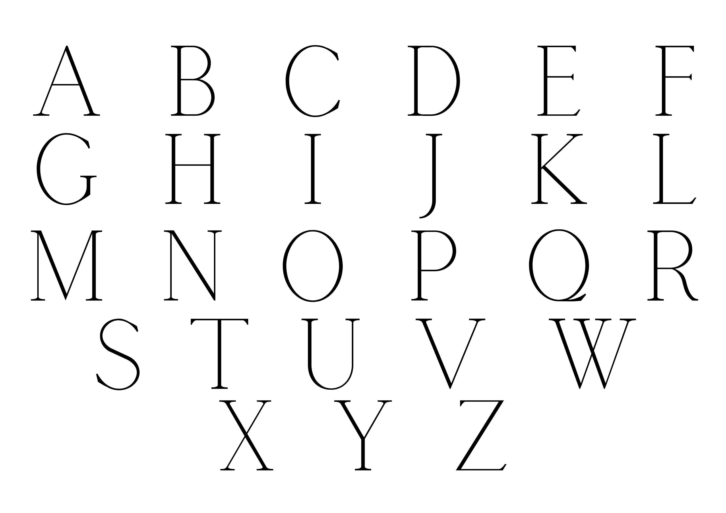 Full Alphabet Template PDF SVG for DIY Projects Printable Letters - Etsy