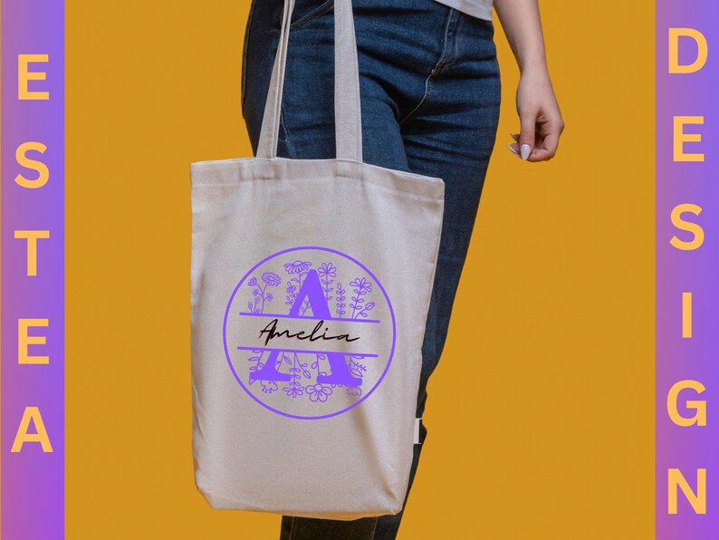 Split Monogram ABC Clip Art Bundle - for Clothing, Accessories ...